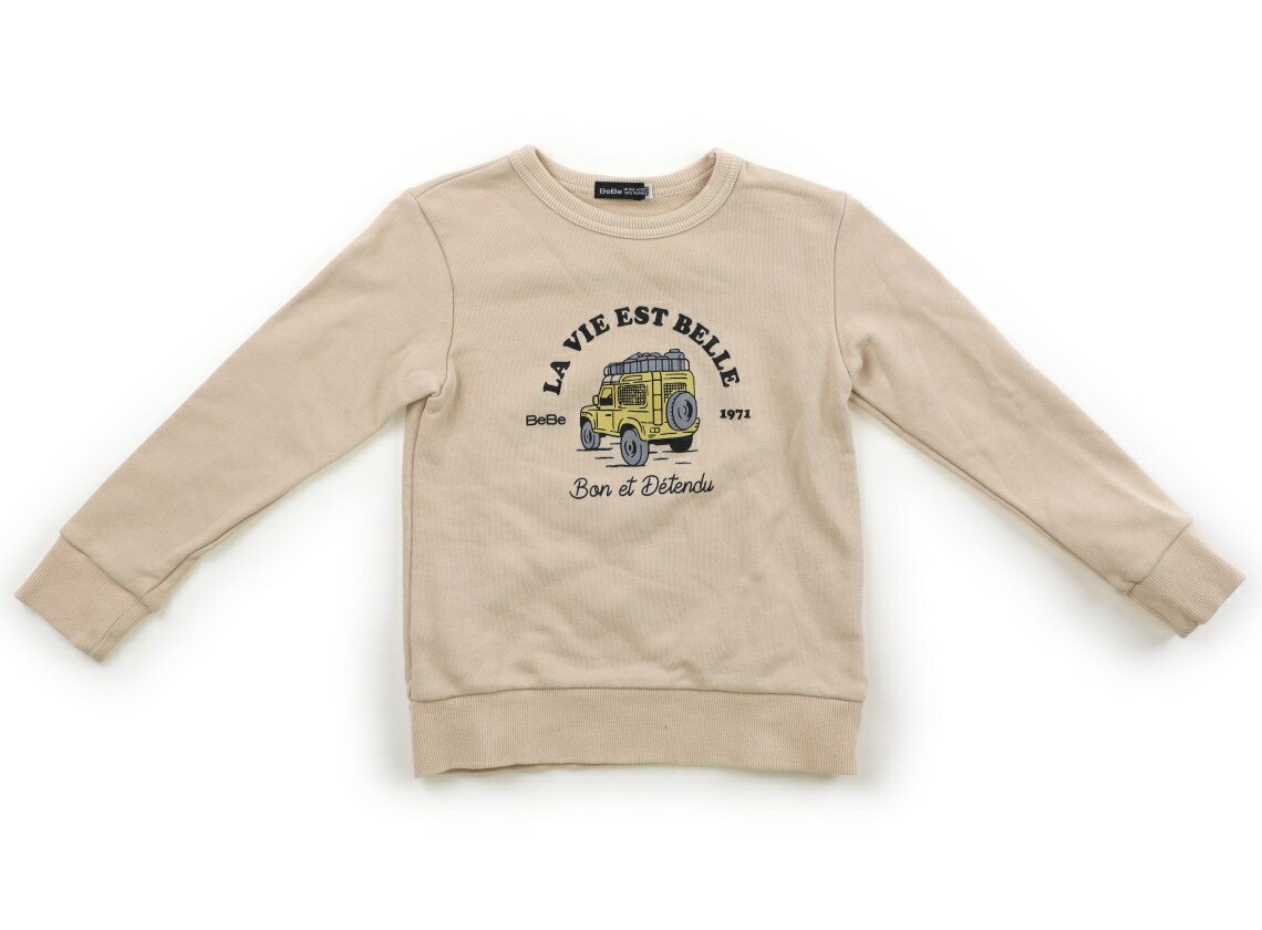 　ブランド 　BeBe(べべ) 　カテゴリー 　トレーナー・プルオーバー 　サイズ 　120サイズ 　色 　ベージュ 　状態 　★★★ 　記名 　なし 　ジャンル 　Boy 裏毛トレーナー地。毛羽立ち・洗いざらし感があります。 ＊【状態】【...
