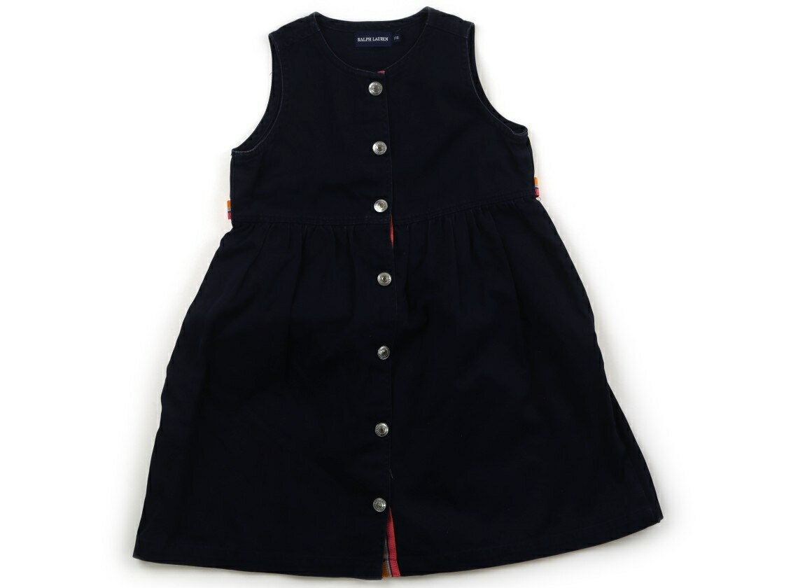 　ブランド 　Ralph Lauren(ラルフローレン) 　カテゴリー 　ジャンパースカート 　サイズ 　110サイズ 　色 　ネイビー 　状態 　★★（返品不可） 　記名 　なし 　ジャンル 　Girl 前たて下はピンクのグログランテープ...