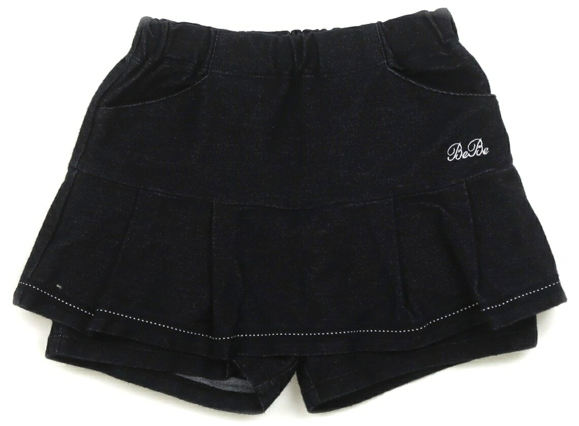 　ブランド 　BeBe(べべ) 　カテゴリー 　キュロット 　サイズ 　100サイズ 　色 　ブラック 　状態 　★★★ 　記名 　なし 　ジャンル 　Girl ウエストは総ゴム、交換穴あり。若干毛羽立ちがありますが、まだまだ普段着として活...