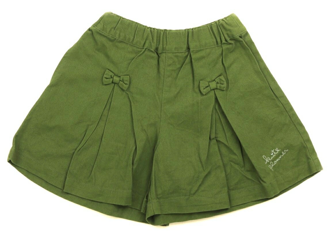 　ブランド 　Knit Planner(KP)(ニットプランナー（KP）) 　カテゴリー 　キュロット 　サイズ 　100サイズ 　色 　イエローカーキ、リボン 　状態 　★★★ 　記名 　なし 　ジャンル 　Girl ウエストは総ゴム。や...