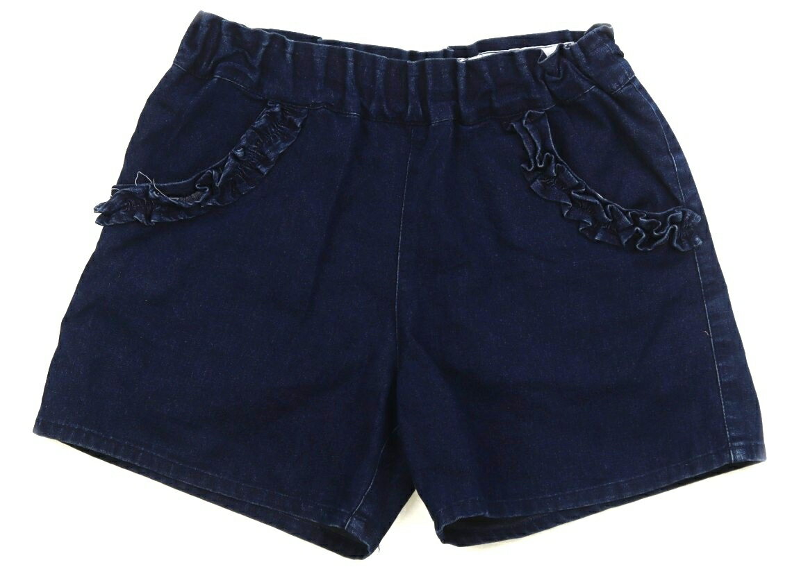 　ブランド 　BeBe(べべ) 　カテゴリー 　ショートパンツ 　サイズ 　150サイズ 　色 　ブルー系 　状態 　★★（返品不可） 　記名 　なし 　ジャンル 　Girl 綿・ポリエステル・ポリウレタンの薄手のストレッチデニム生地で、ウ...