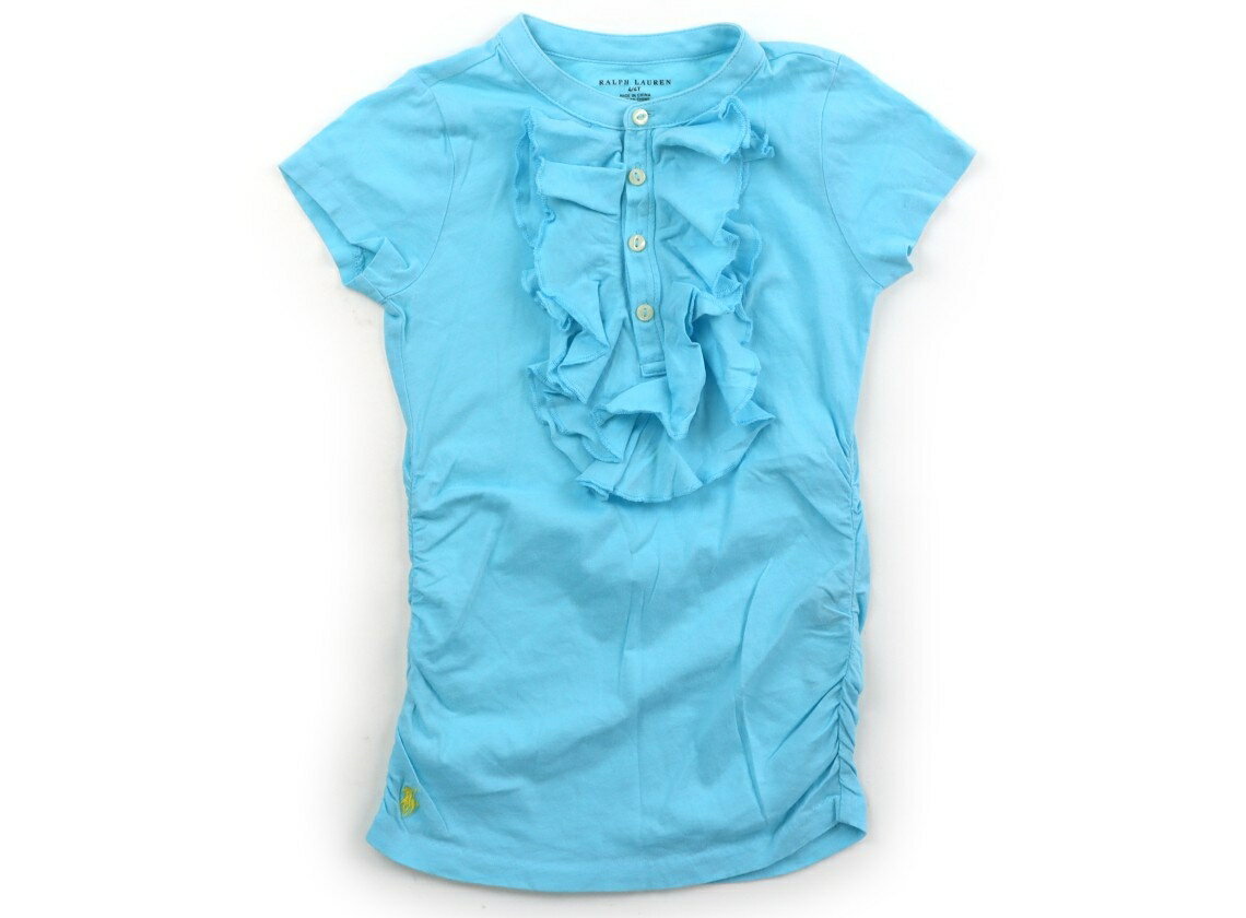 　ブランド 　Ralph Lauren(ラルフローレン) 　カテゴリー 　Tシャツ・カットソー 　サイズ 　110サイズ 　色 　水色 　状態 　★★★ 　記名 　なし 　ジャンル 　Girl 実際のサイズ表記は4/4Tです。ボタンホールで...