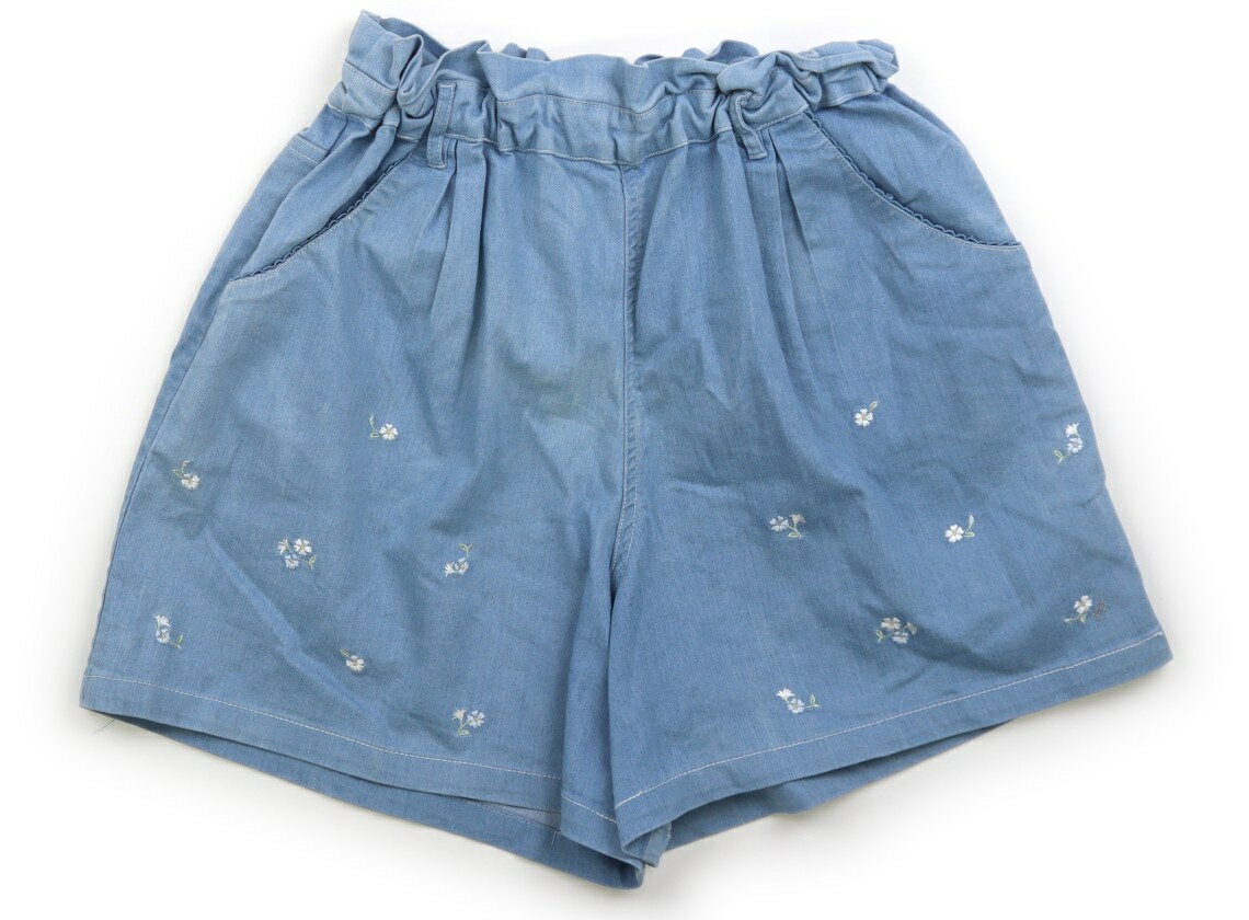 　ブランド 　pom ponette(ポンポネット) 　カテゴリー 　キュロット 　サイズ 　160サイズ 　色 　ブルー　花柄刺しゅう 　状態 　★★★ 　記名 　なし 　ジャンル 　Girl 張りのあるストレッチ性のある生地です。サイズ...