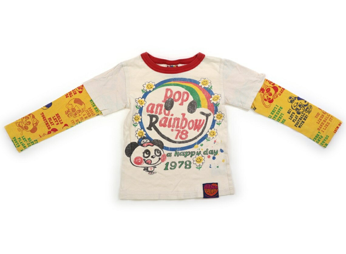 　ブランド 　LOVEREVOLUTION(ラブレボリューション) 　カテゴリー 　Tシャツ・カットソー 　サイズ 　120サイズ 　色 　オフホワイト・イエロー 　状態 　★★★ 　記名 　あり（タグ） 　ジャンル 　Boy 薄いシミがい...