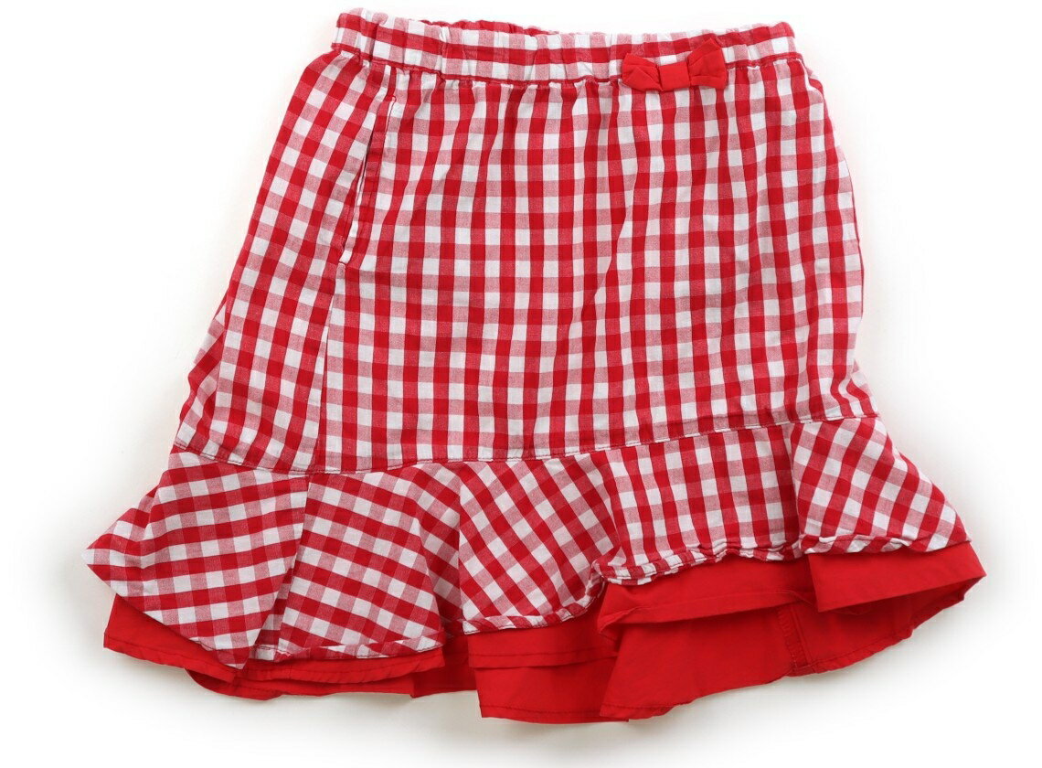 　ブランド 　BeBe Petits Pois Vert(ベベ プチ ポワ ヴェール) 　カテゴリー 　スカート 　サイズ 　130サイズ 　色 　赤白チェック柄 　状態 　★★（返品不可） 　記名 　なし 　ジャンル 　Girl ウエスト...