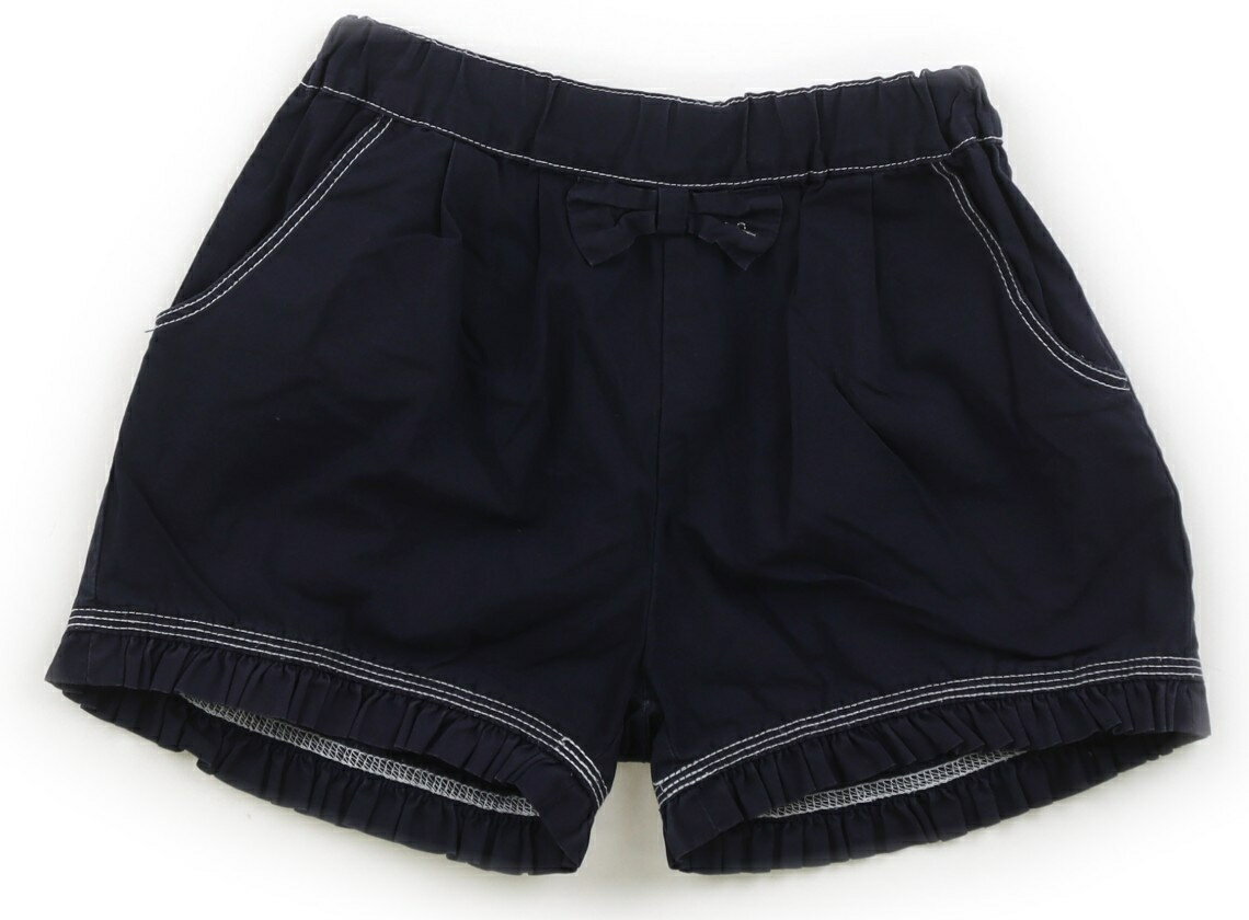 　ブランド 　troislapins(トロワラパン) 　カテゴリー 　ショートパンツ 　サイズ 　110サイズ 　色 　濃紺 　状態 　★★★ 　記名 　なし 　ジャンル 　Girl ウエストのゴムは交換穴があります。全体的に色褪せあり。綿...