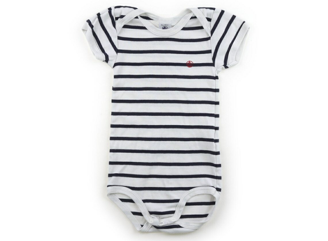 　ブランド 　PETIT BATEAU(プチバトー) 　カテゴリー 　コンビネゾン 　サイズ 　95サイズ 　色 　白・紺・ボーダー 　状態 　★★★ 　記名 　なし 　ジャンル 　Girl 実際のサイズ表記は36M/95cm。全体的に毛羽...