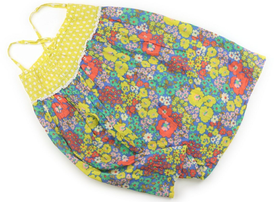　ブランド 　Knit Planner(KP)(ニットプランナー（KP）) 　カテゴリー 　ジャンパースカート 　サイズ 　140サイズ 　色 　イエロー・ブルー系総柄 　状態 　★★★ 　記名 　なし 　ジャンル 　Girl 肩紐の調節が...