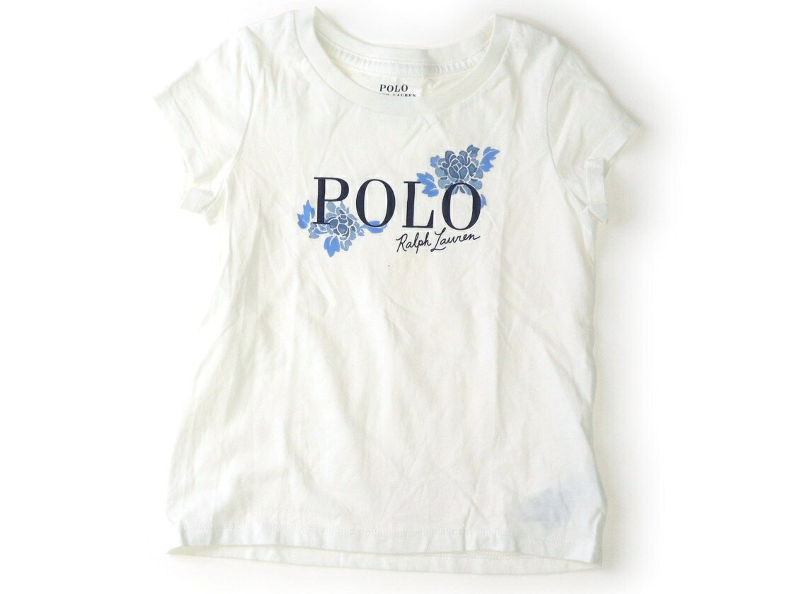 　ブランド 　POLO RALPH LAUREN(ポロラルフローレン) 　カテゴリー 　Tシャツ・カットソー 　サイズ 　100サイズ 　色 　白、ブルー 　状態 　★★★ 　記名 　なし 　ジャンル 　Girl 胸にわずかに薄いシミがあり...