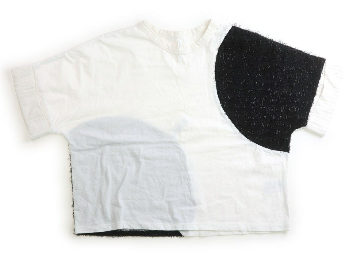 　ブランド 　garcon la raison(ギャルソンラレゾン) 　カテゴリー 　Tシャツ・カットソー 　サイズ 　130サイズ 　色 　白・黒 　状態 　★★（返品不可） 　記名 　なし 　ジャンル 　Girl 襟ぐり、袖口、ヨレ感あ...