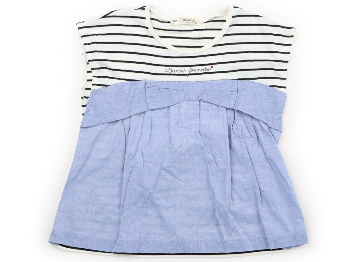 　ブランド 　pom ponette(ポンポネット) 　カテゴリー 　Tシャツ・カットソー 　サイズ 　140サイズ 　色 　白黒ボーダー 　状態 　★★★ 　記名 　なし 　ジャンル 　Girl 使用感はありますが目立った汚れはありません...