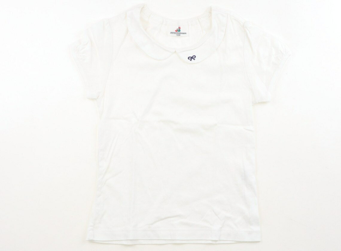 　ブランド 　Parents Dream(ペアレンツドリーム) 　カテゴリー 　Tシャツ・カットソー 　サイズ 　120サイズ 　色 　ホワイト 　状態 　★★★ 　記名 　なし 　ジャンル 　Girl 襟付きカットソー。毛羽立ちとほこり付...