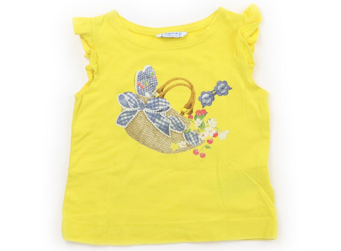　ブランド 　Mayoral(マヨラル) 　カテゴリー 　Tシャツ・カットソー 　サイズ 　95サイズ 　色 　黄色 　状態 　★★（返品不可） 　記名 　なし 　ジャンル 　Girl 実際のサイズ表記は98cm。全体に毛羽立ちがあります。...