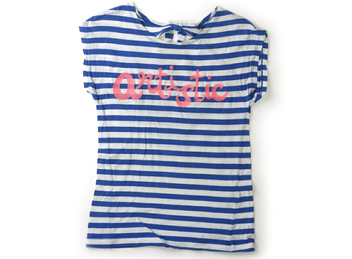 　ブランド 　Crazy 8(クレイジー8) 　カテゴリー 　Tシャツ・カットソー 　サイズ 　120サイズ 　色 　ブルー・ホワイトボーダー・ピンクロゴ 　状態 　★★★ 　記名 　なし 　ジャンル 　Girl サイズ表記はM/7-8。少...