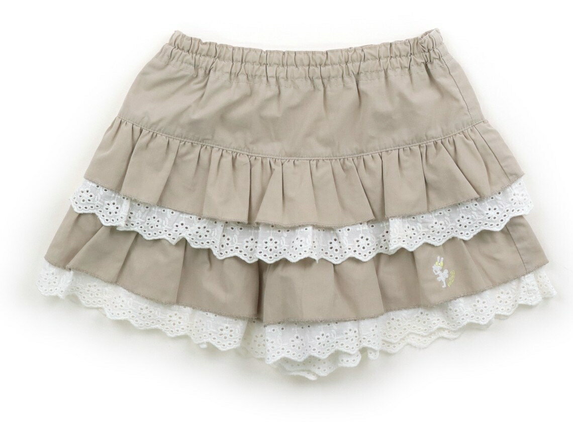 　ブランド 　Knit Planner(KP)(ニットプランナー（KP）) 　カテゴリー 　キュロット 　サイズ 　110サイズ 　色 　ベージュ・ホワイト 　状態 　★★★★ 　記名 　なし 　ジャンル 　Girl コットン布帛地とアイレ...