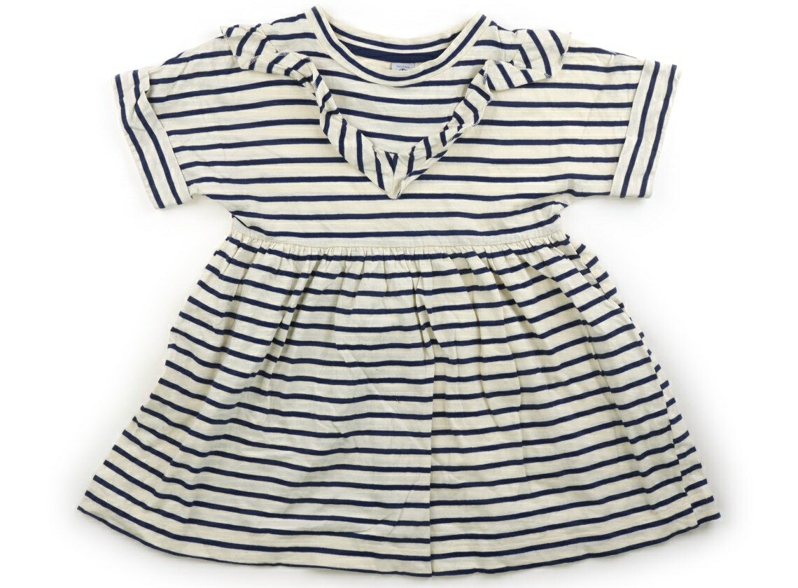 　ブランド 　PETIT BATEAU(プチバトー) 　カテゴリー 　ワンピース 　サイズ 　110サイズ 　色 　きなり、紺 　状態 　★★（返品不可） 　記名 　なし 　ジャンル 　Girl 実際のサイズ表記は6ans/116cmです。...