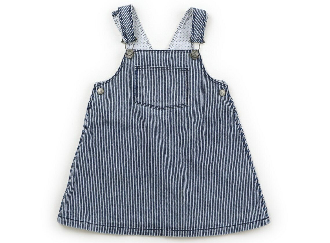 　ブランド 　PETIT BATEAU(プチバトー) 　カテゴリー 　ジャンパースカート 　サイズ 　80サイズ 　色 　ブルー・ストライプ 　状態 　★★★ 　記名 　なし 　ジャンル 　Girl デニム素材。肩紐の調節が可能です。実際の...