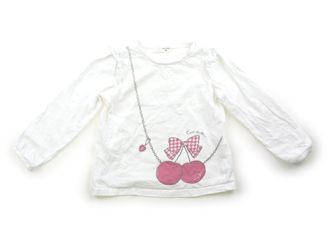 　ブランド 　anyFAM(エニィファム) 　カテゴリー 　Tシャツ・カットソー 　サイズ 　120サイズ 　色 　アイボリー 　状態 　★★★ 　記名 　なし 　ジャンル 　Girl 全体的に毛羽立ちがあります。洗い替え用にいかがでしょう...