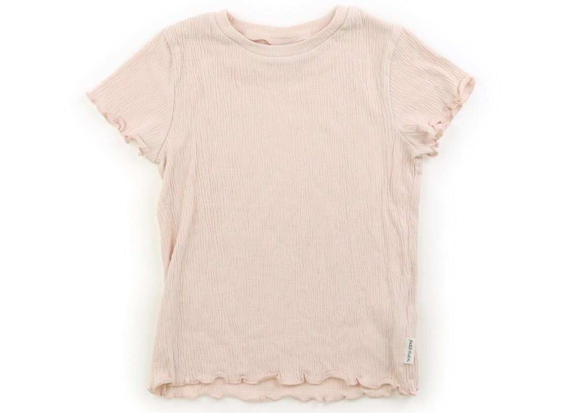 　ブランド 　petit main(プティマイン) 　カテゴリー 　Tシャツ・カットソー 　サイズ 　110サイズ 　色 　パウダーピンク 　状態 　★★★ 　記名 　なし 　ジャンル 　Girl 楊柳カットソー。全体に色あせ・毛羽立ちがあ...