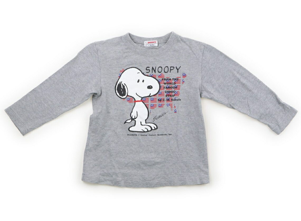 　ブランド 　familiar(ファミリア) 　カテゴリー 　Tシャツ・カットソー 　サイズ 　110サイズ 　色 　グレー・スヌーピー 　状態 　★★★ 　記名 　なし 　ジャンル 　Boy スヌーピーコラボ。毛羽立ち・洗いざらし感があり...