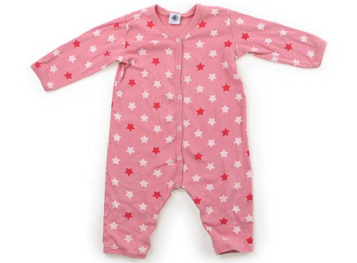 　ブランド 　PETIT BATEAU(プチバトー) 　カテゴリー 　カバーオール 　サイズ 　70サイズ 　色 　ピンク・星 　状態 　★★（返品不可） 　記名 　なし 　ジャンル 　Girl 実際のサイズ表記は、12m。ややヨレ感あり。...