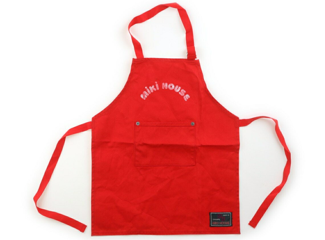 　ブランド 　miki HOUSE(ミキハウス) 　カテゴリー 　砂場着・スモック・エプロン 　サイズ 　キッズ用品 　色 　赤 　状態 　★★（返品不可） 　記名 　なし 　ジャンル 　Girl サイズ表記はありませんが、紐を除いたサイズ...