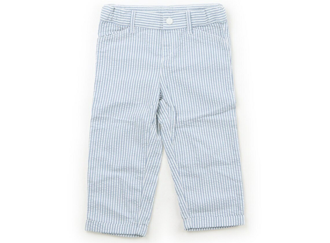 　ブランド 　PETIT BATEAU(プチバトー) 　カテゴリー 　パンツ 　サイズ 　80サイズ 　色 　ブルーグレー・ホワイト 　状態 　★★★ 　記名 　なし 　ジャンル 　Boy 実際のサイズ表記は18m/81cm。綿サッカー生地...
