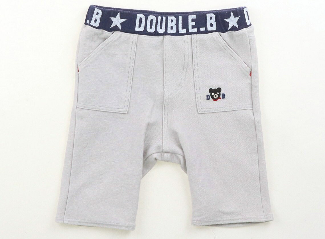 　ブランド 　Double B(ダブルB) 　カテゴリー 　ハーフパンツ 　サイズ 　80サイズ 　色 　グレー 　状態 　★★★ 　記名 　なし 　ジャンル 　Boy コットン・ポリエステル・ポリウレタン素材。ウエストは総ゴムです。所々糸...