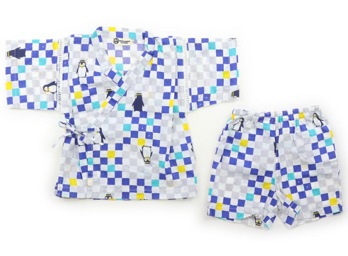 　ブランド 　Knit Planner(KP)(ニットプランナー（KP）) 　カテゴリー 　浴衣・甚平・季節のイベント 　サイズ 　80サイズ 　色 　白、ブルー・グレーの格子柄、ペンギン 　状態 　★★★★ 　記名 　なし 　ジャンル 　...