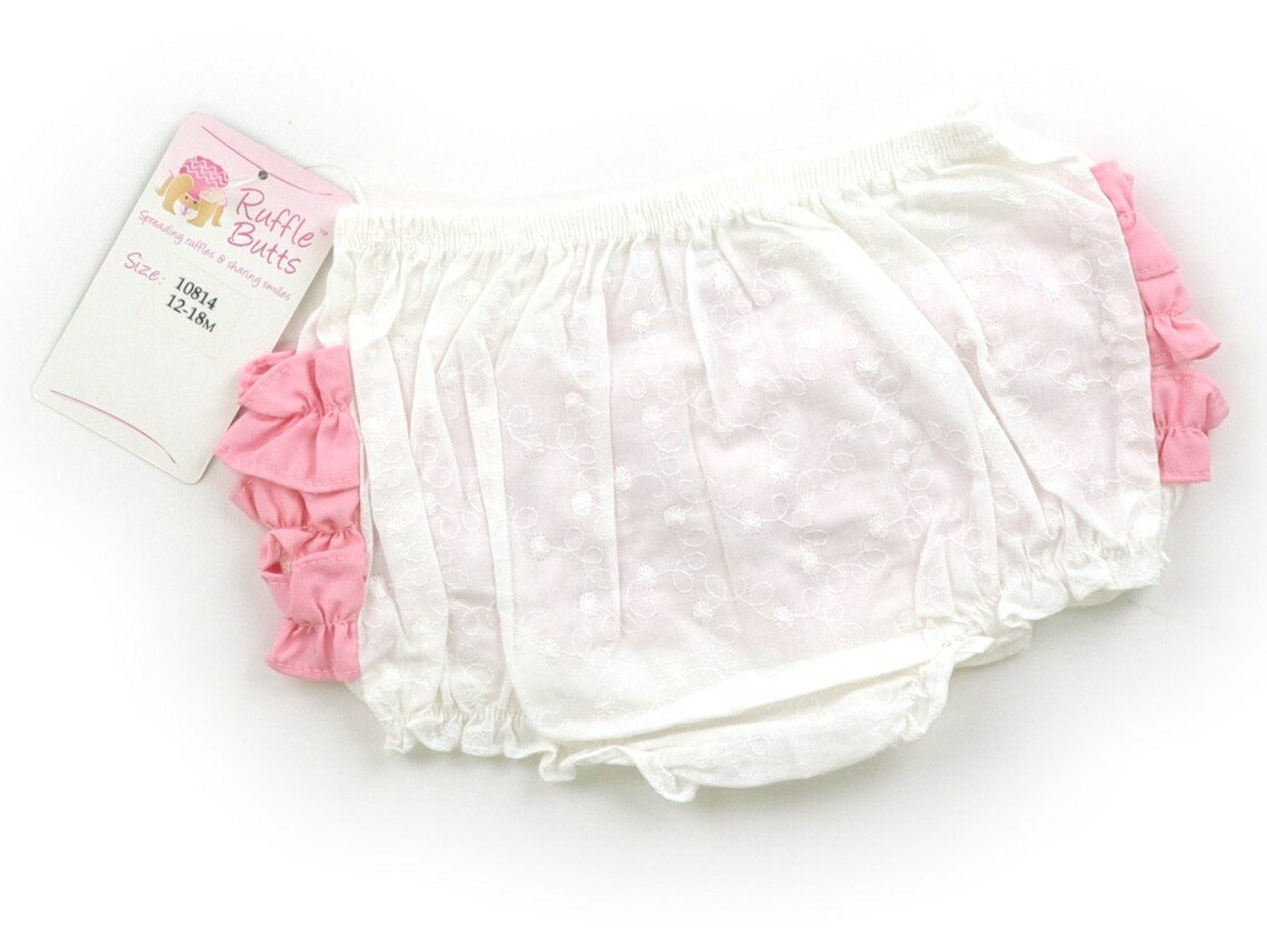　ブランド 　Ruffle Butts(ラッフルバッツ) 　カテゴリー 　ブルマ・ダイパーカバー 　サイズ 　80サイズ 　色 　ホワイトピンク 　状態 　N 　記名 　なし 　ジャンル 　Girl 新品タグ付き。実際のサイズ表記は12-1...