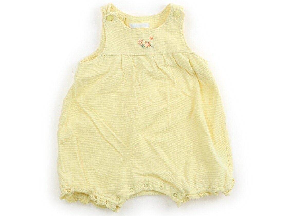 　ブランド 　BeBe(べべ) 　カテゴリー 　カバーオール 　サイズ 　70サイズ 　色 　イエロー 　状態 　★★（返品不可） 　記名 　なし 　ジャンル 　Girl 両肩ボタンホールです。毛羽立ちあり。お腹あたりに、薄汚れ跡が見受けら...