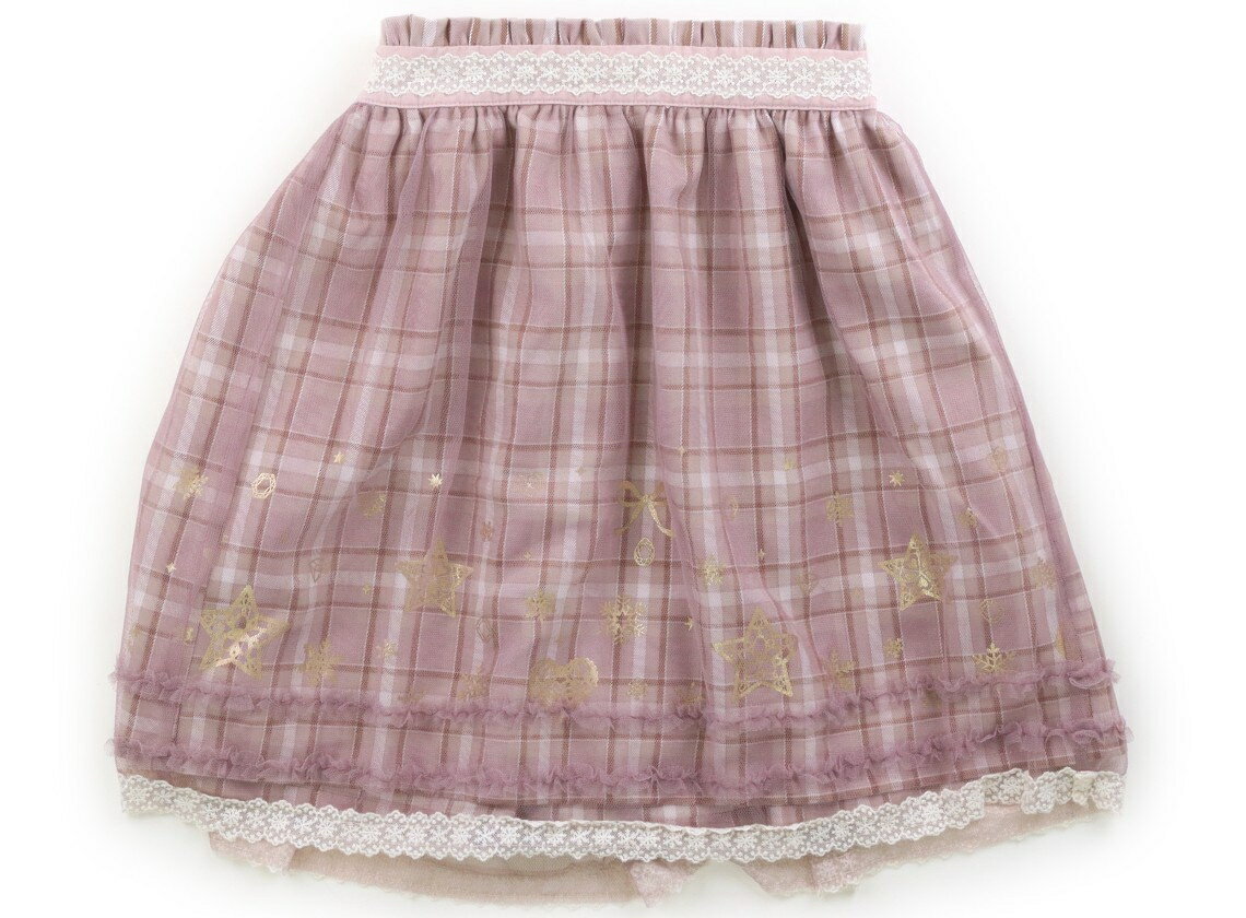 　ブランド 　axes femme KIDS(アクシーズファムキッズ) 　カテゴリー 　スカート 　サイズ 　130サイズ 　色 　薄紫、チェック柄 　状態 　★★★★ 　記名 　なし 　ジャンル 　Girl ウエストは総ゴムです。目立った...