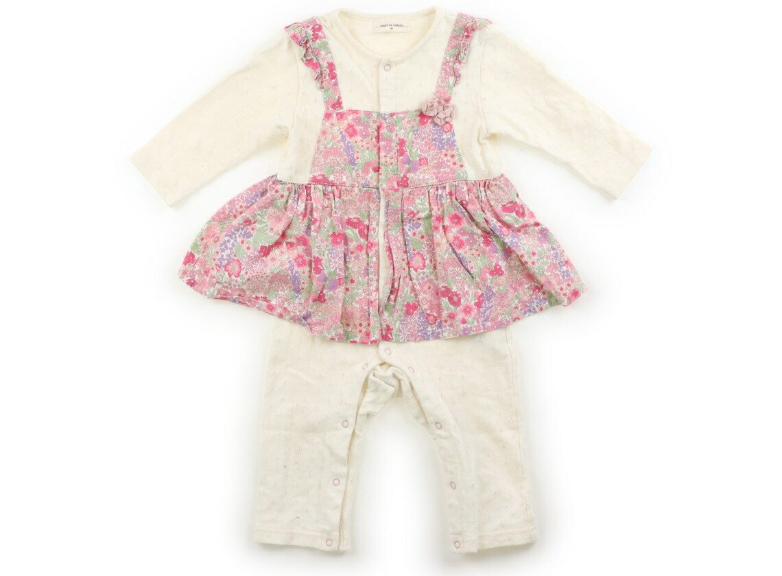 　ブランド 　Sense of Wonder(センスオブワンダー) 　カテゴリー 　コンビネゾン 　サイズ 　90サイズ 　色 　アイボリー・花柄 　状態 　★★（返品不可） 　記名 　なし 　ジャンル 　Girl 全体に毛羽立ちがあります...