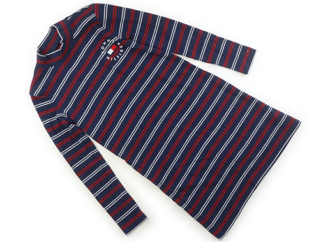　ブランド 　Tommy Hilfiger(トミーヒルフィガー) 　カテゴリー 　ワンピース 　サイズ 　150サイズ 　色 　紺、赤、白、ボーダー 　状態 　★★★ 　記名 　なし 　ジャンル 　Girl 実際のサイズ表記は152cm。ボ...