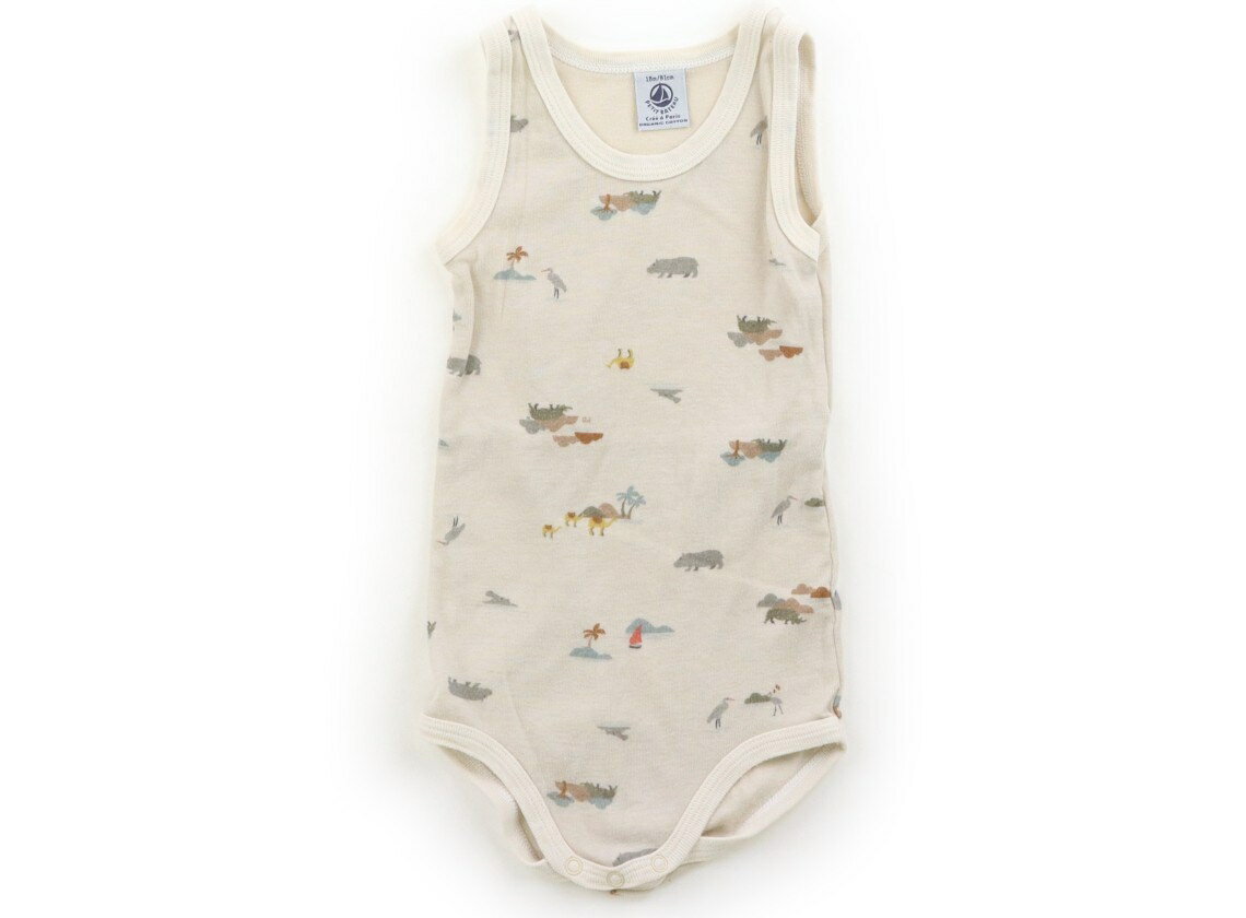 　ブランド 　PETIT BATEAU(プチバトー) 　カテゴリー 　ロンパース 　サイズ 　80サイズ 　色 　ベージュ・アニマル柄 　状態 　★★（返品不可） 　記名 　なし 　ジャンル 　Boy 実際のサイズ表記は18M/81cm。全...