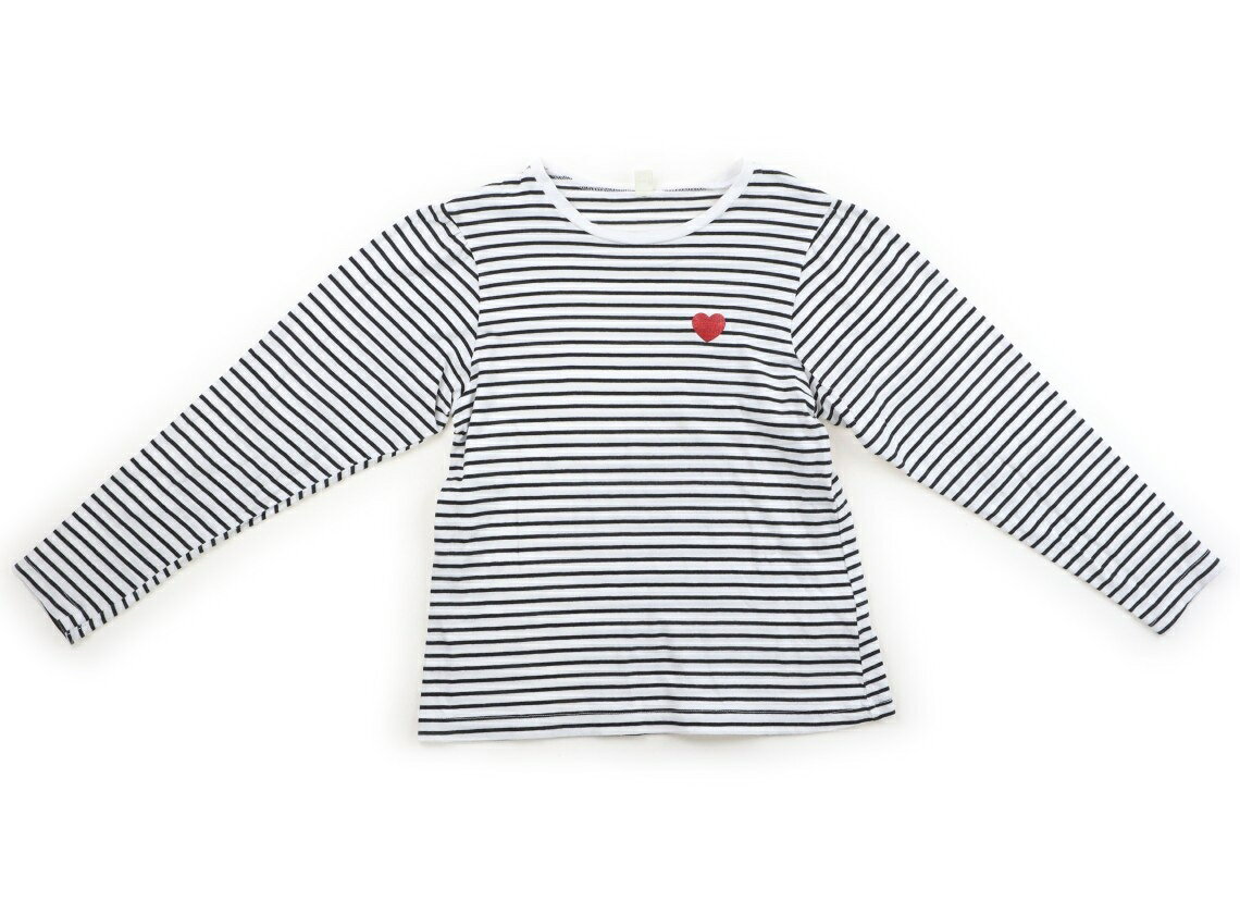 　ブランド 　apres les cours(アプレレクール) 　カテゴリー 　Tシャツ・カットソー 　サイズ 　140サイズ 　色 　白・黒・ボーダー 　状態 　★★★ 　記名 　なし 　ジャンル 　Girl 全体に毛羽立ちがあります。襟...