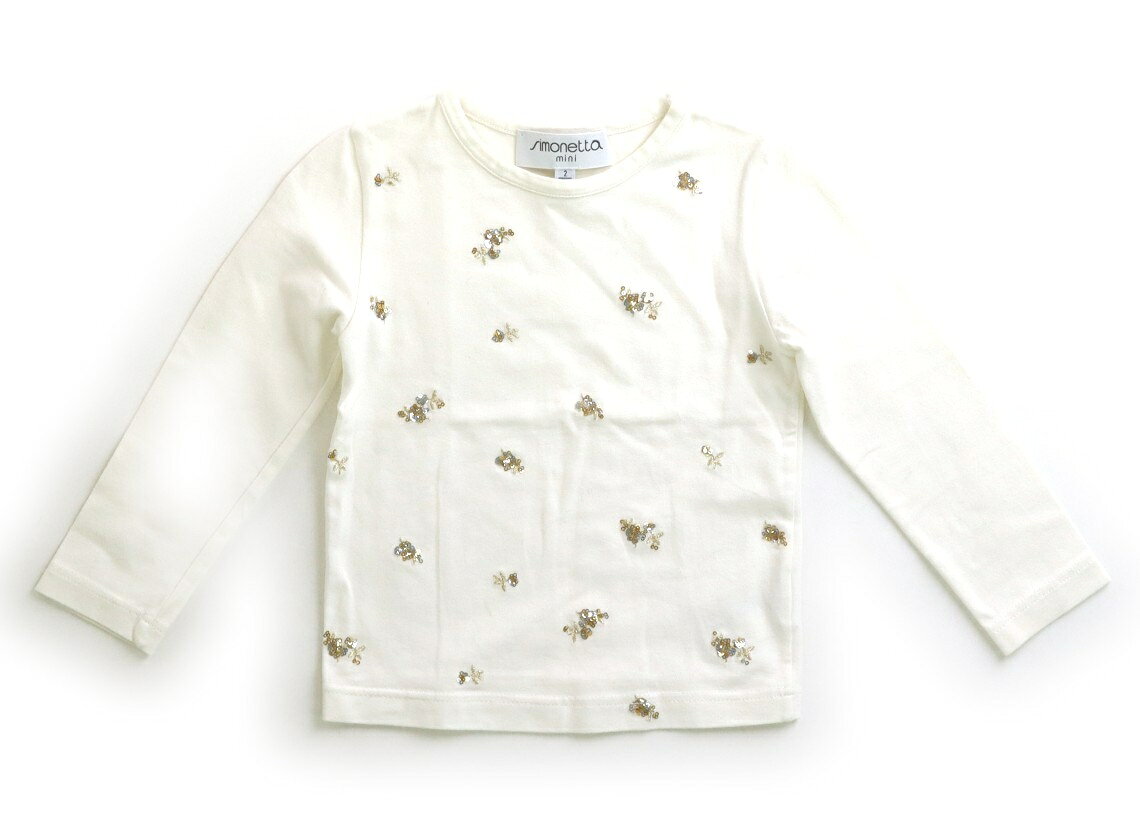　ブランド 　Simonetta(シモネッタ) 　カテゴリー 　Tシャツ・カットソー 　サイズ 　90サイズ 　色 　オフ白、スパンコール 　状態 　★★（返品不可） 　記名 　なし 　ジャンル 　Girl 実際のサイズ表記は2/92。ポリ...
