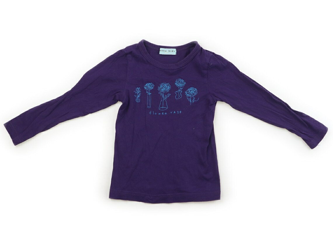 　ブランド 　HAKKA(ハッカ) 　カテゴリー 　Tシャツ・カットソー 　サイズ 　110サイズ 　色 　パープル・花柄 　状態 　★★（返品不可） 　記名 　なし 　ジャンル 　Girl お腹付近にシミあり。白っぽい色褪せと毛羽立ちがあ...