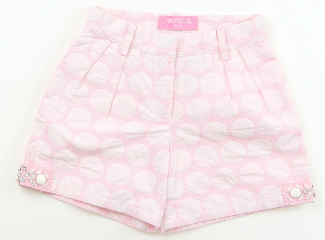 　ブランド 　Simonetta(シモネッタ) 　カテゴリー 　ショートパンツ 　サイズ 　90サイズ 　色 　ピンク・ドット柄 　状態 　★★（返品不可） 　記名 　なし 　ジャンル 　Girl 実際のサイズ表記は92。ポリエステル混コッ...