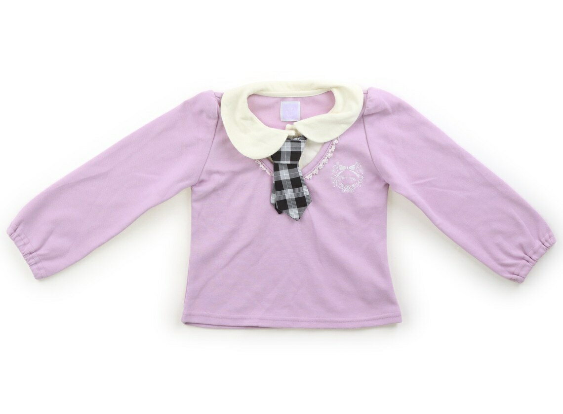 　ブランド 　axes femme KIDS(アクシーズファムキッズ) 　カテゴリー 　Tシャツ・カットソー 　サイズ 　110サイズ 　色 　ライラック・オフ白・ネクタイ 　状態 　★★★ 　記名 　なし 　ジャンル 　Girl 重ね着風...
