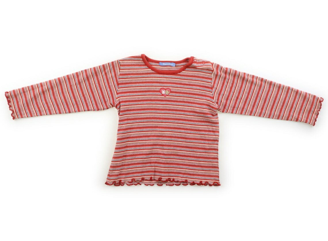 　ブランド 　familiar(ファミリア) 　カテゴリー 　Tシャツ・カットソー 　サイズ 　100サイズ 　色 　赤、ピンク、白、グレー、ボーダー柄 　状態 　★★（返品不可） 　記名 　なし 　ジャンル 　Girl 全体に毛羽立ちがあ...