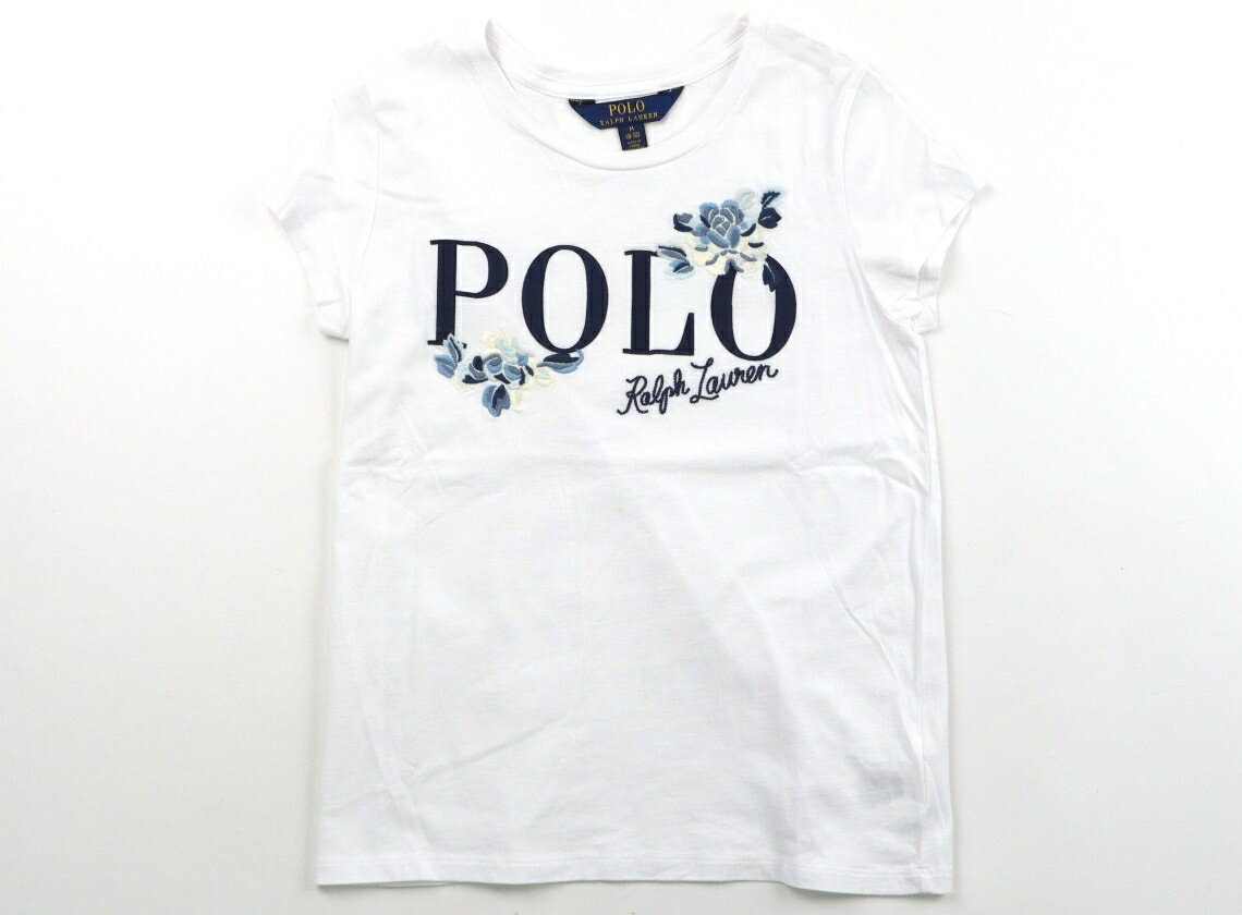 　ブランド 　POLO RALPH LAUREN(ポロラルフローレン) 　カテゴリー 　Tシャツ・カットソー 　サイズ 　140サイズ 　色 　白・紺・花刺繍・英字 　状態 　★★★★ 　記名 　なし 　ジャンル 　Girl 品質タグが一部...