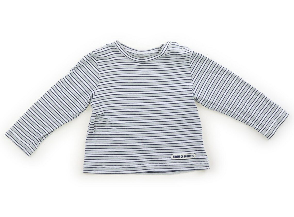 　ブランド 　COMME CA FOSSETTE(コムサフォセット) 　カテゴリー 　Tシャツ・カットソー 　サイズ 　80サイズ 　色 　ライトグレー・ネイビー・ホワイトボーダー 　状態 　★★★ 　記名 　なし 　ジャンル 　Boy 全...
