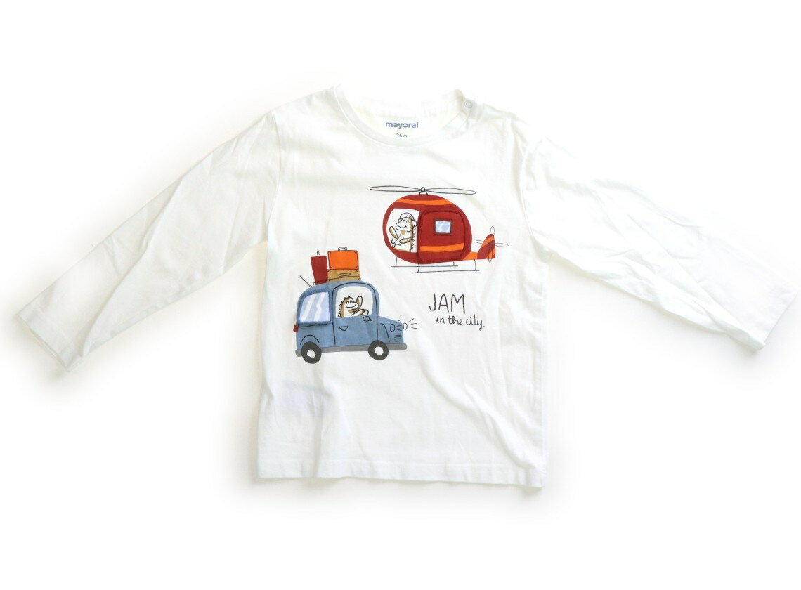 　ブランド 　Mayoral(マヨラル) 　カテゴリー 　Tシャツ・カットソー 　サイズ 　95サイズ 　色 　白地 　状態 　★★★★ 　記名 　なし 　ジャンル 　Boy 品質タグに、四角く切り取りあり。洗いざらし感がありますが目立った...