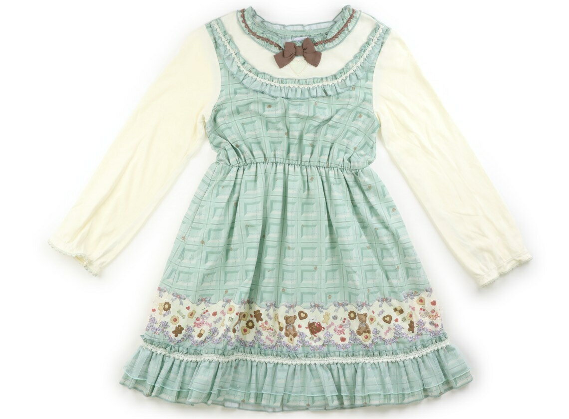 　ブランド 　axes femme KIDS(アクシーズファムキッズ) 　カテゴリー 　ワンピース 　サイズ 　140サイズ 　色 　パステルグリーン・アイボリー・総柄 　状態 　★★（返品不可） 　記名 　なし 　ジャンル 　Girl 裏...