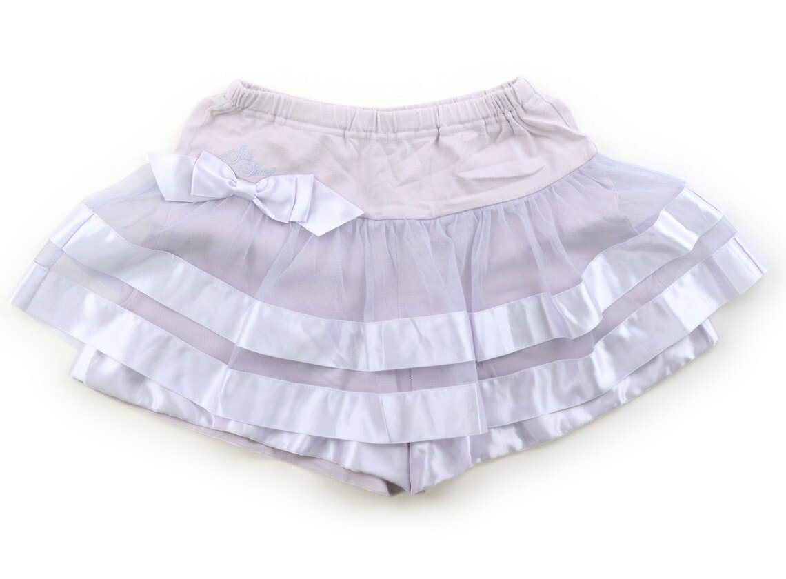 　ブランド 　JILL STUART(ジルスチュアート) 　カテゴリー 　キュロット 　サイズ 　140サイズ 　色 　くすみラベンダー 　状態 　★★（返品不可） 　記名 　なし 　ジャンル 　Girl ウエストは総ゴムです。チュール生地...