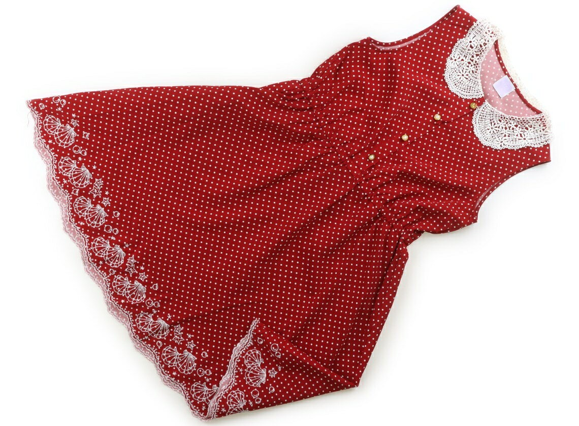 　ブランド 　axes femme KIDS(アクシーズファムキッズ) 　カテゴリー 　ワンピース 　サイズ 　150サイズ 　色 　バーガンディ・ドット 　状態 　★★★ 　記名 　なし 　ジャンル 　Girl ポリエステル素材。スカート...