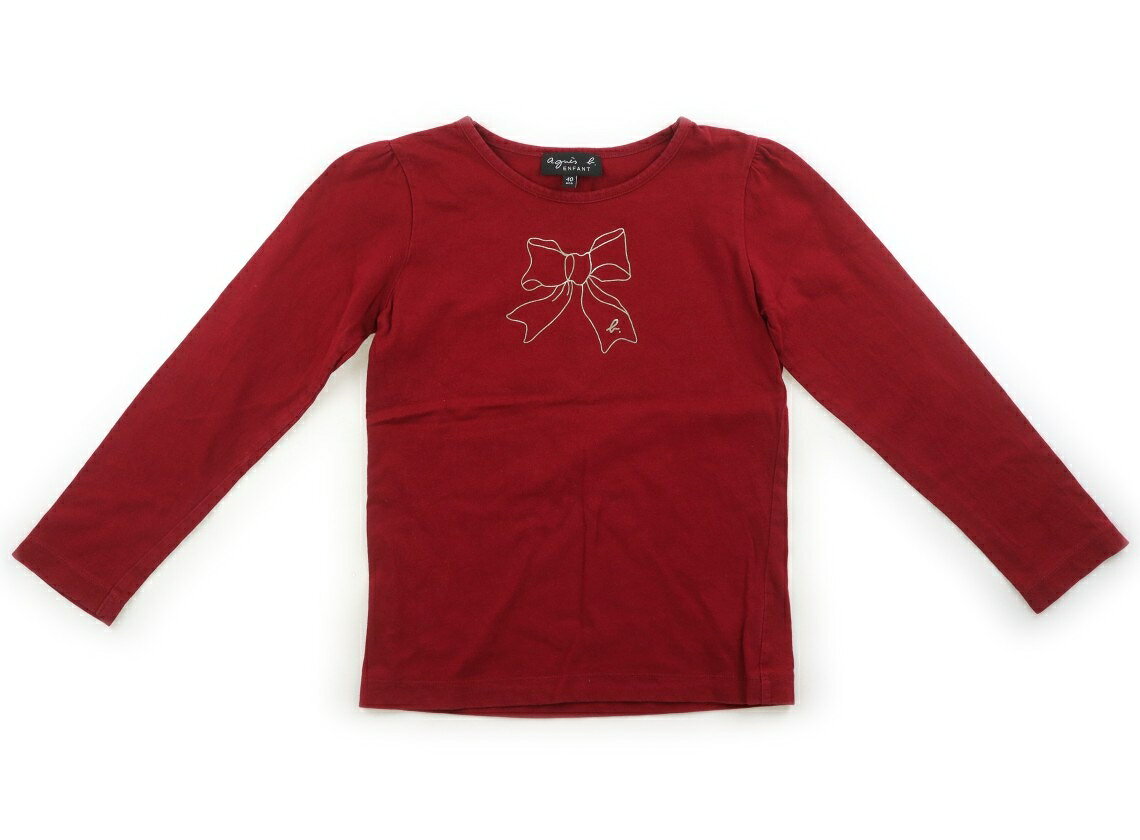 　ブランド 　agnes.b(アニエスベー) 　カテゴリー 　Tシャツ・カットソー 　サイズ 　130サイズ 　色 　バイオレット系 　状態 　★★（返品不可） 　記名 　なし 　ジャンル 　Girl 実際のサイズ表記は10です。襟ぐり、裾...