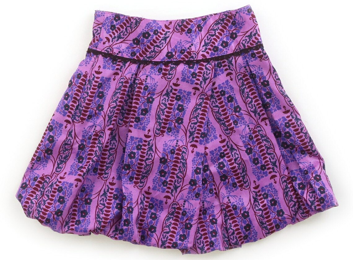 　ブランド 　ANNA SUI(アナスイ) 　カテゴリー 　スカート 　サイズ 　100サイズ 　色 　パープル×花柄 　状態 　★★★★ 　記名 　なし 　ジャンル 　Girl ウエストは後ろ半分ゴムで脇ファスナーあき。バルーンスカートで...