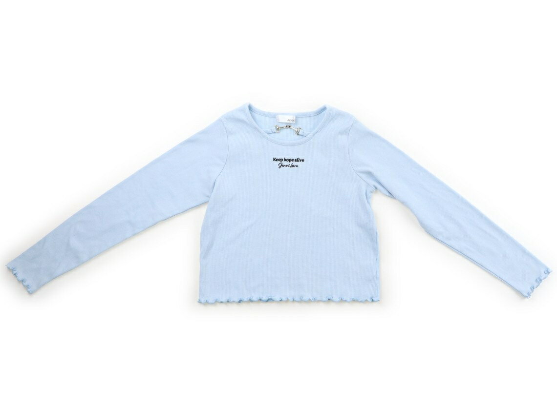 　ブランド 　JENNI(ジェニィ) 　カテゴリー 　Tシャツ・カットソー 　サイズ 　150サイズ 　色 　パステルブルー 　状態 　★★（返品不可） 　記名 　なし 　ジャンル 　Girl リブカットソー。両袖にシミがありますが、まだお...